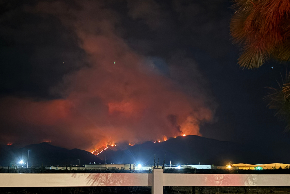 3,800-acre blaze burns north of Redlands; Evacuations ordered
