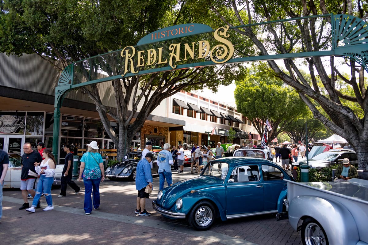 Crowds pack downtown for Redlands Firefighters Car Show